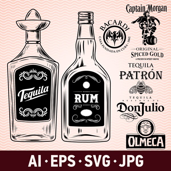 Tequila Vector Svg - Etsy