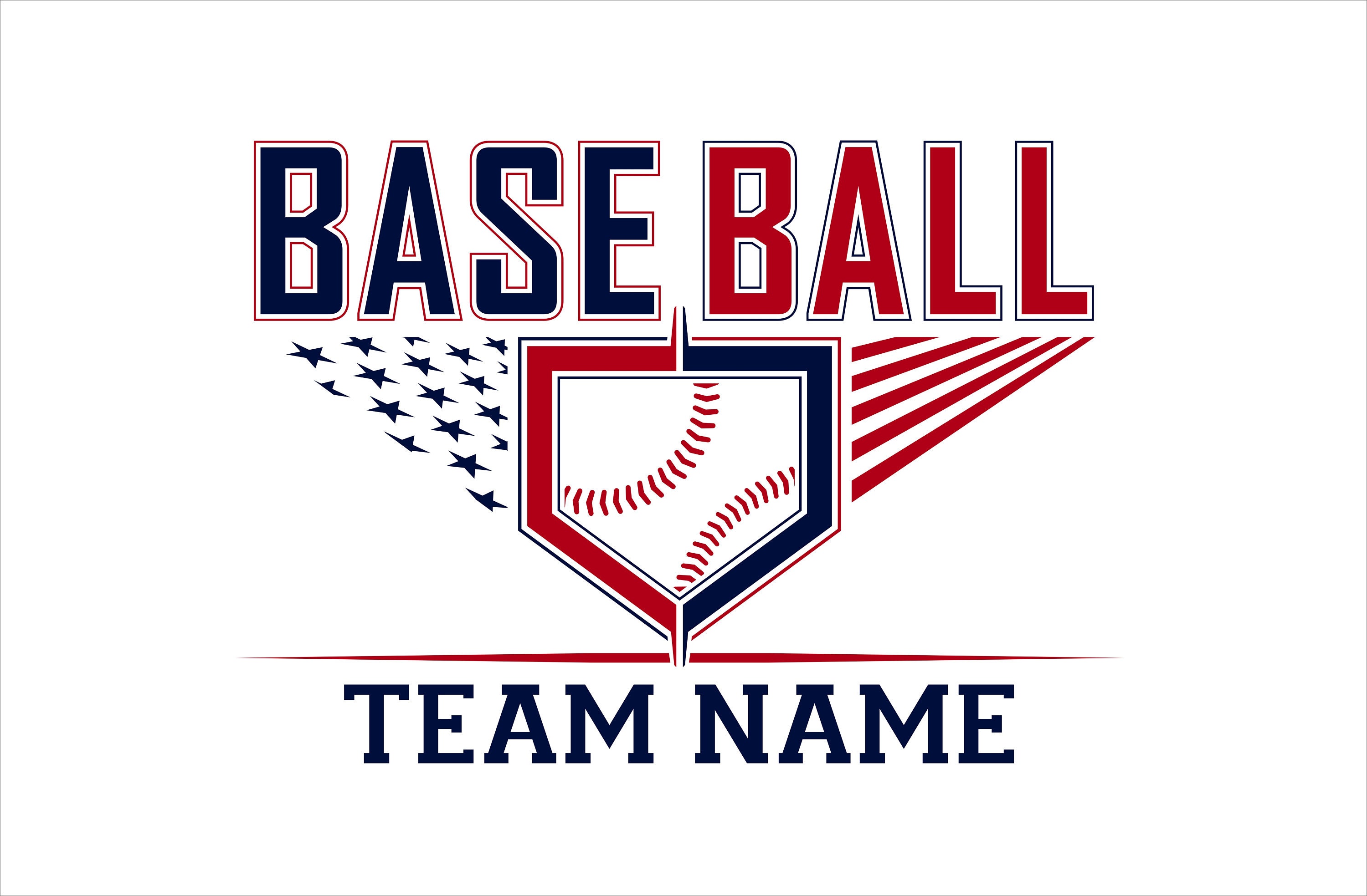 Baseball Team Design SVG Bundle. School Spirit Shirts Sport - Etsy