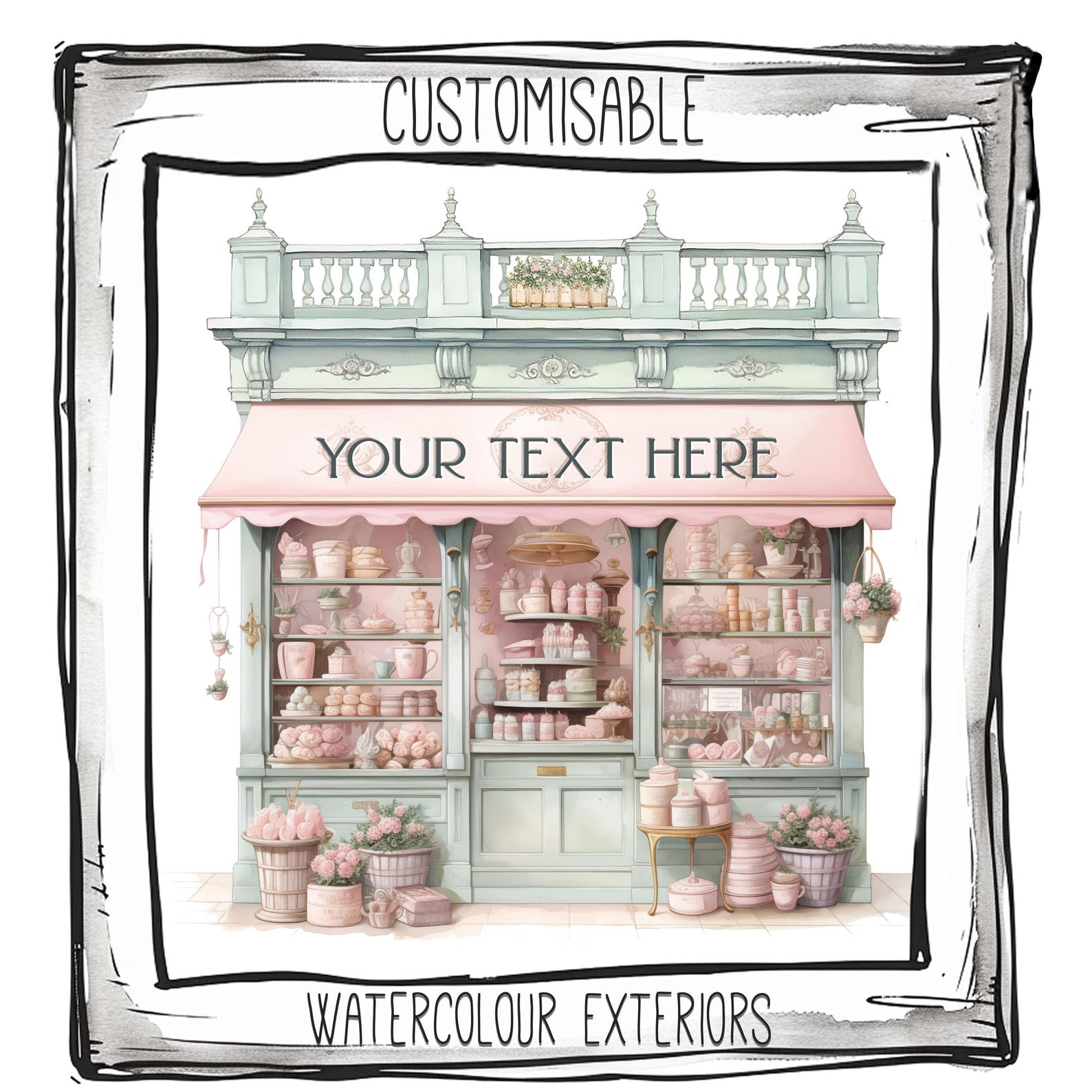 Custom Banner, Shopfront, Personalised Shopfront, Bespoke Business Card ...