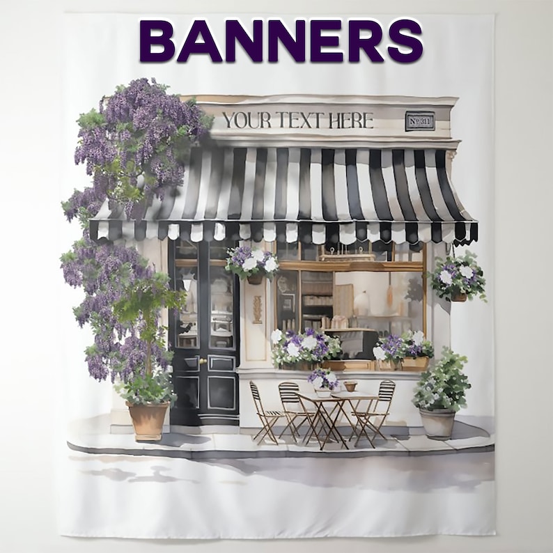 Custom Shopfront, Banners, Personalised Shopfront, Bespoke Business ...