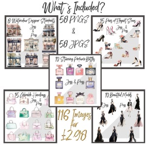 No Commercial Licence Needed. Clipart Bundle, Digital Illustration Set ...