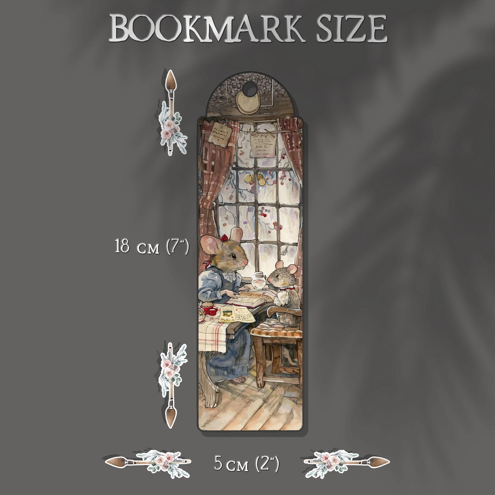 8 Children's Bookmark Designs, Printable Bookmark, Digital Bookmark ...