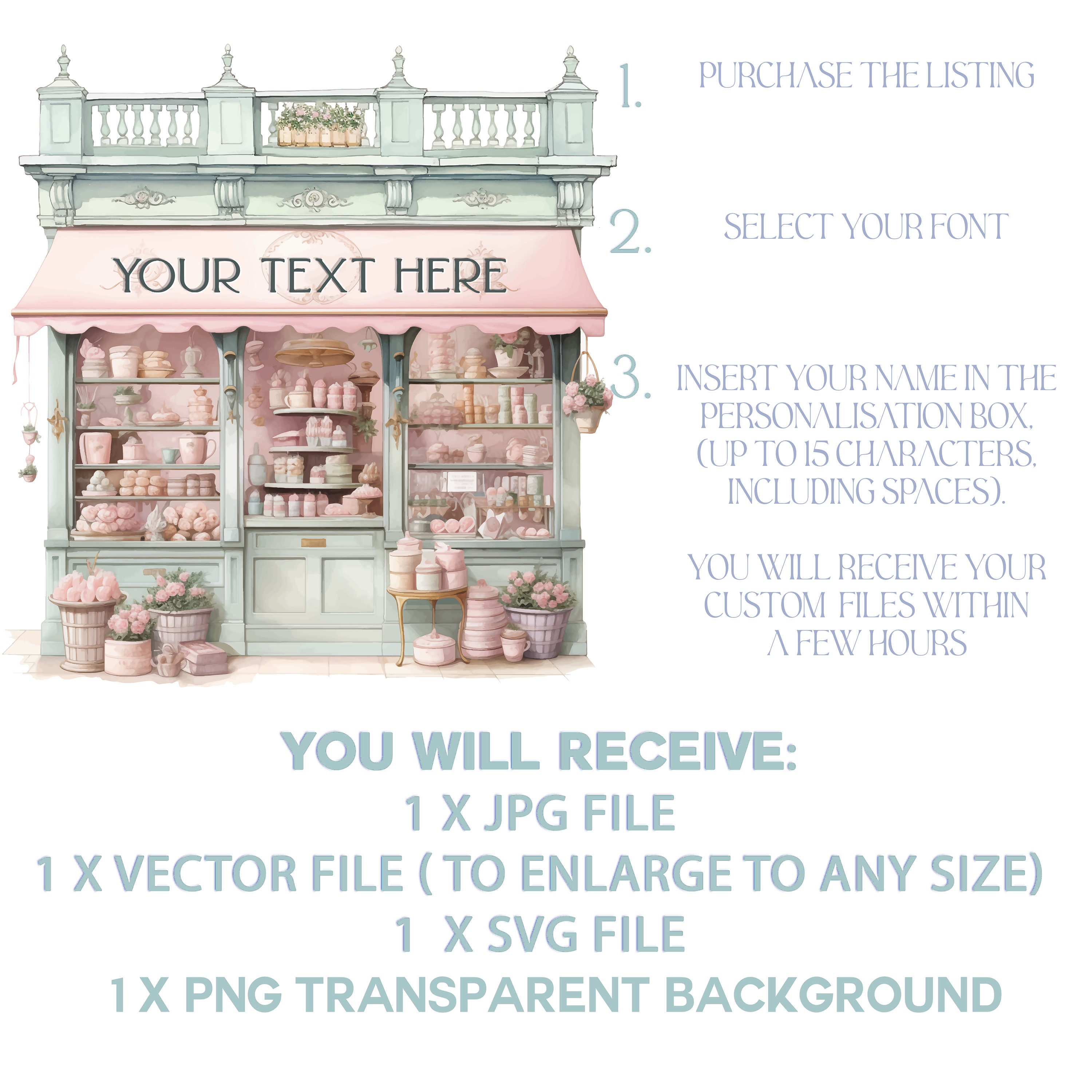 Custom Banner, Shopfront, Personalised Shopfront, Bespoke Business Card ...