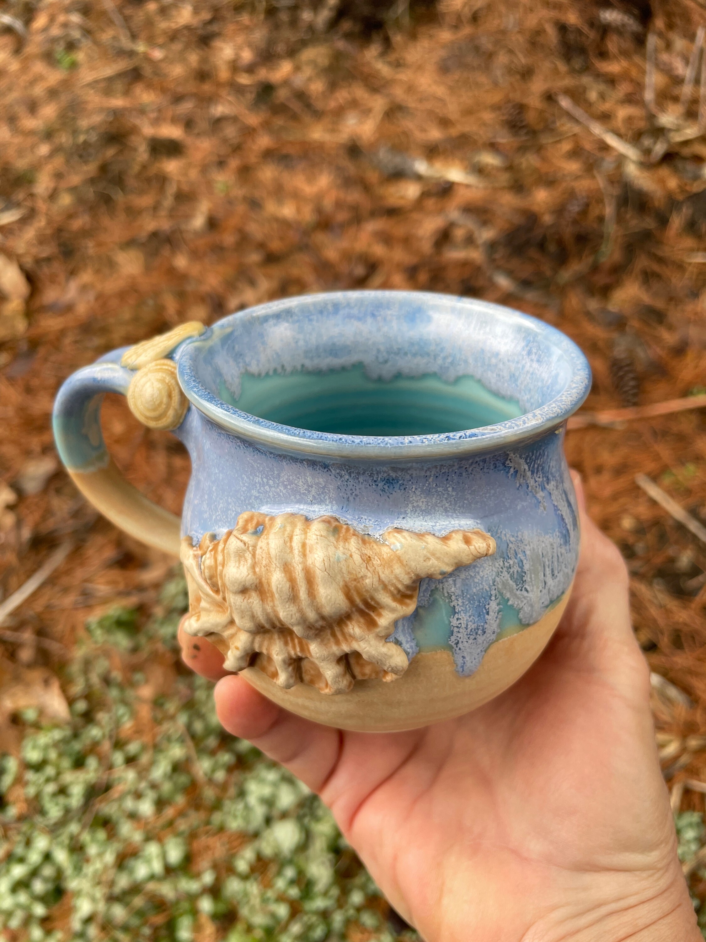Handmade Conch Shell Coffee Mug - Etsy