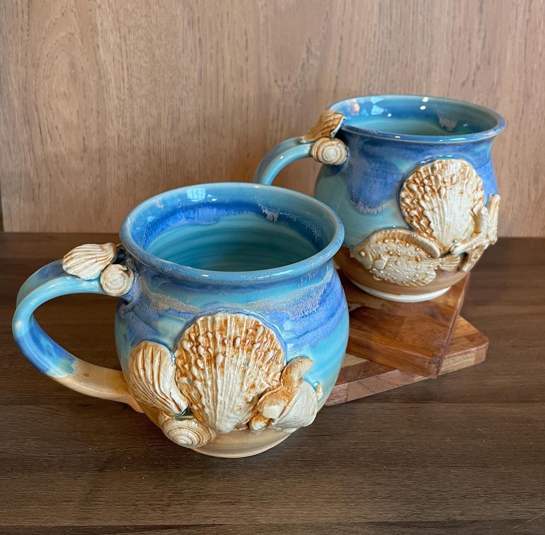 Handmade Ocean Theme Multi-shell Coffee Mug - Etsy