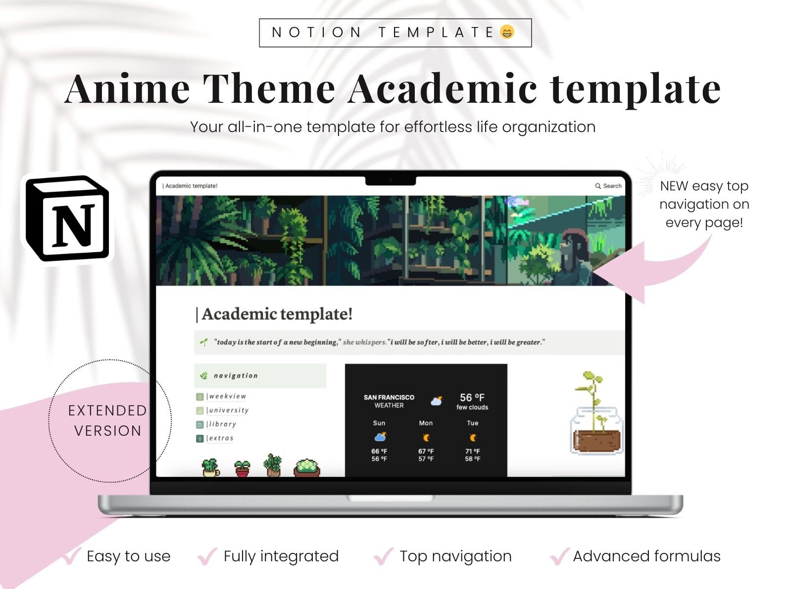 Academic Notion Template Boost Focus and Productivity Exam - Etsy