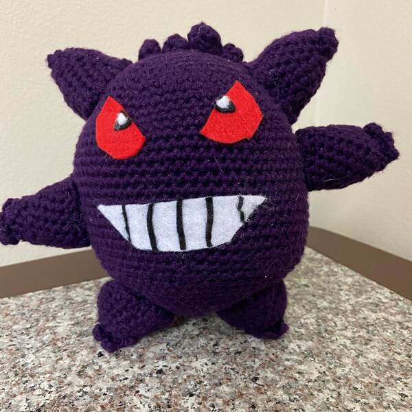 Crochet Gengar Plush - Etsy