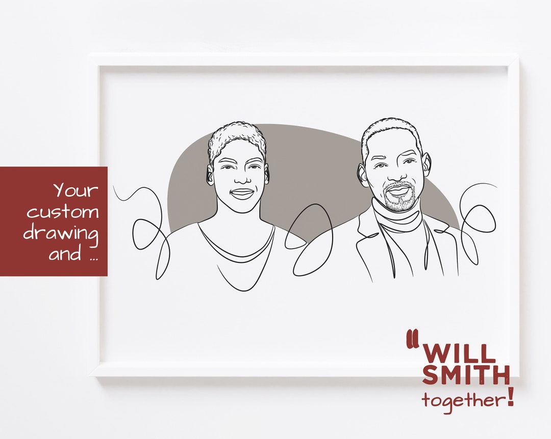 Custom Will Smith Poster for Fans, Personalized Will Smith Chris Rock ...