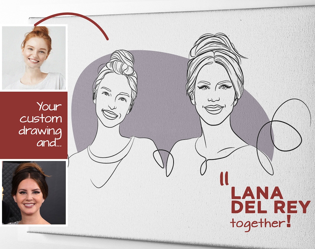 Personalized Lana Del Rey Poster, Singer Custom Lana Del Rey Wall Art ...