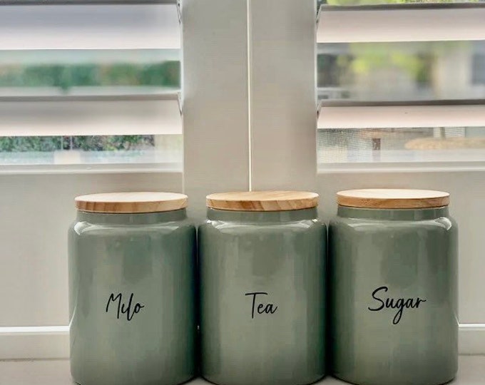 Custom Pantry Labels LABELS ONLY Organisational Labels Kitchen Labels ...