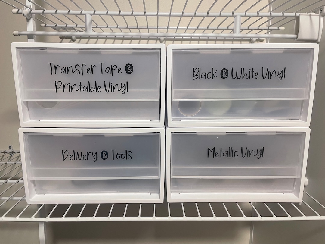 Custom Organisational Label (LABELS ONLY) | Vinyl Decal | Personalised ...