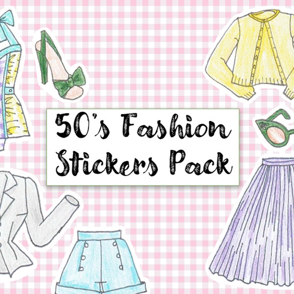 Fashion Stickers - Etsy
