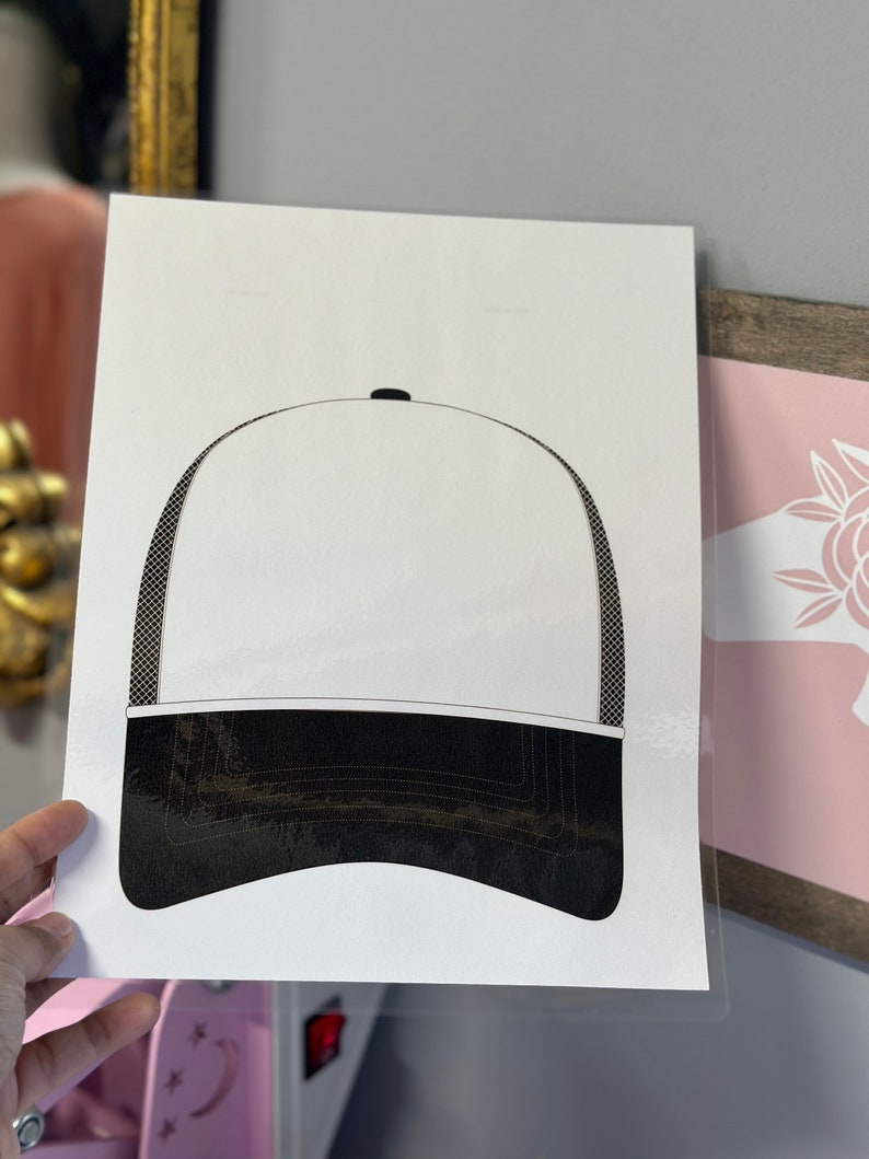 Custom Trucker Hat Patch Template Hat Business - Etsy