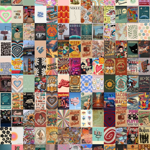 Indie Wall Collage - Etsy