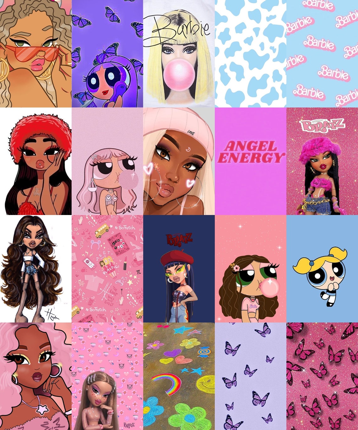 Bratz Aesthetic Wall Collage Kit 110 Bratz Wall Decor bratz - Etsy UK