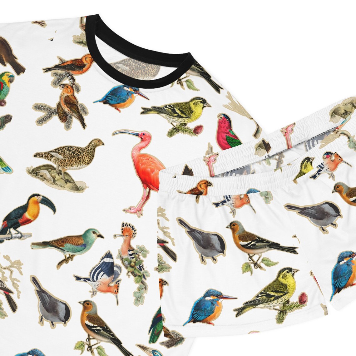 Women's Short Pj Set Birding Gift, Gift for Bird Lover, Bird Watcher ...