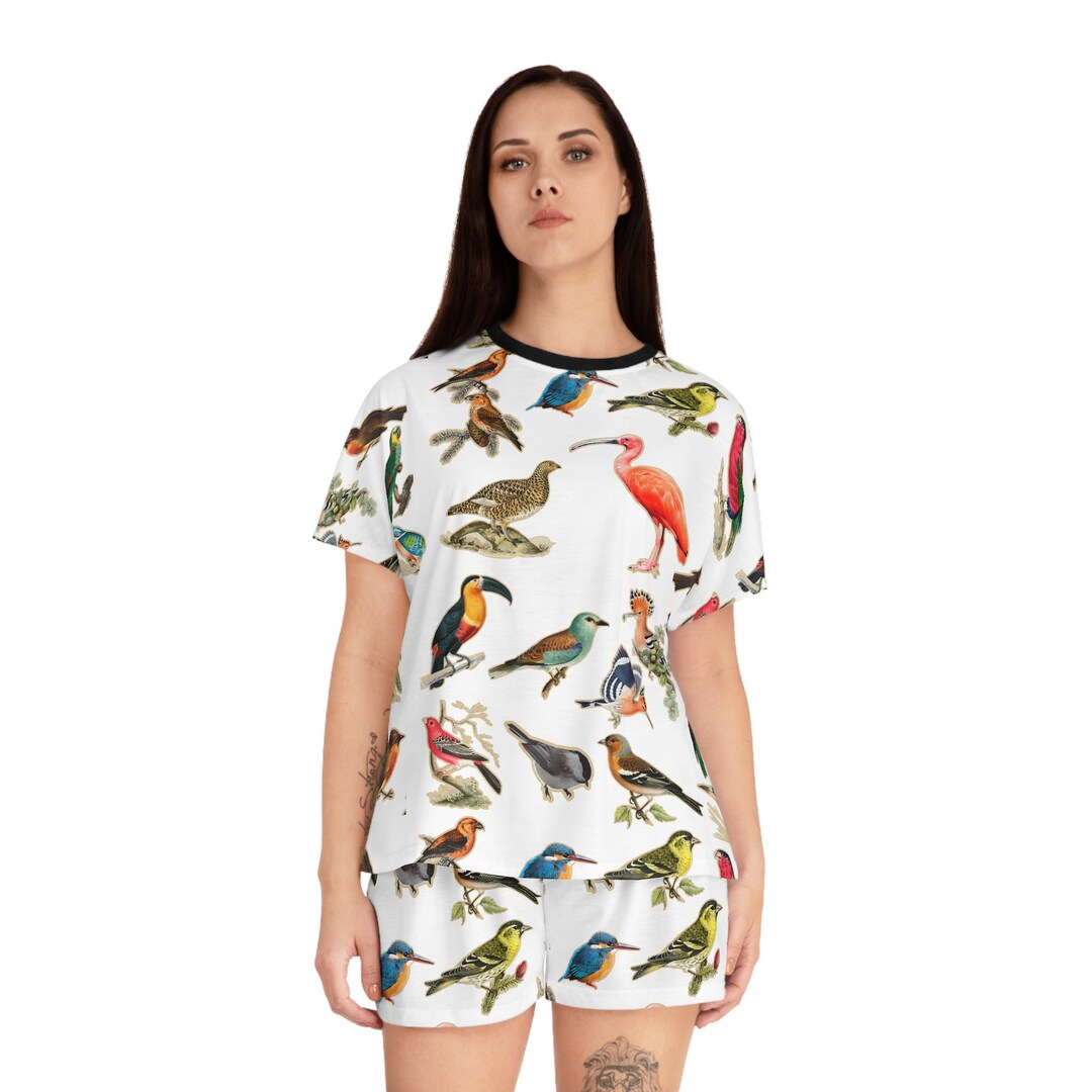 Women's Short Pj Set - Birding Gift, Gift for Bird Lover, Bird Watcher ...
