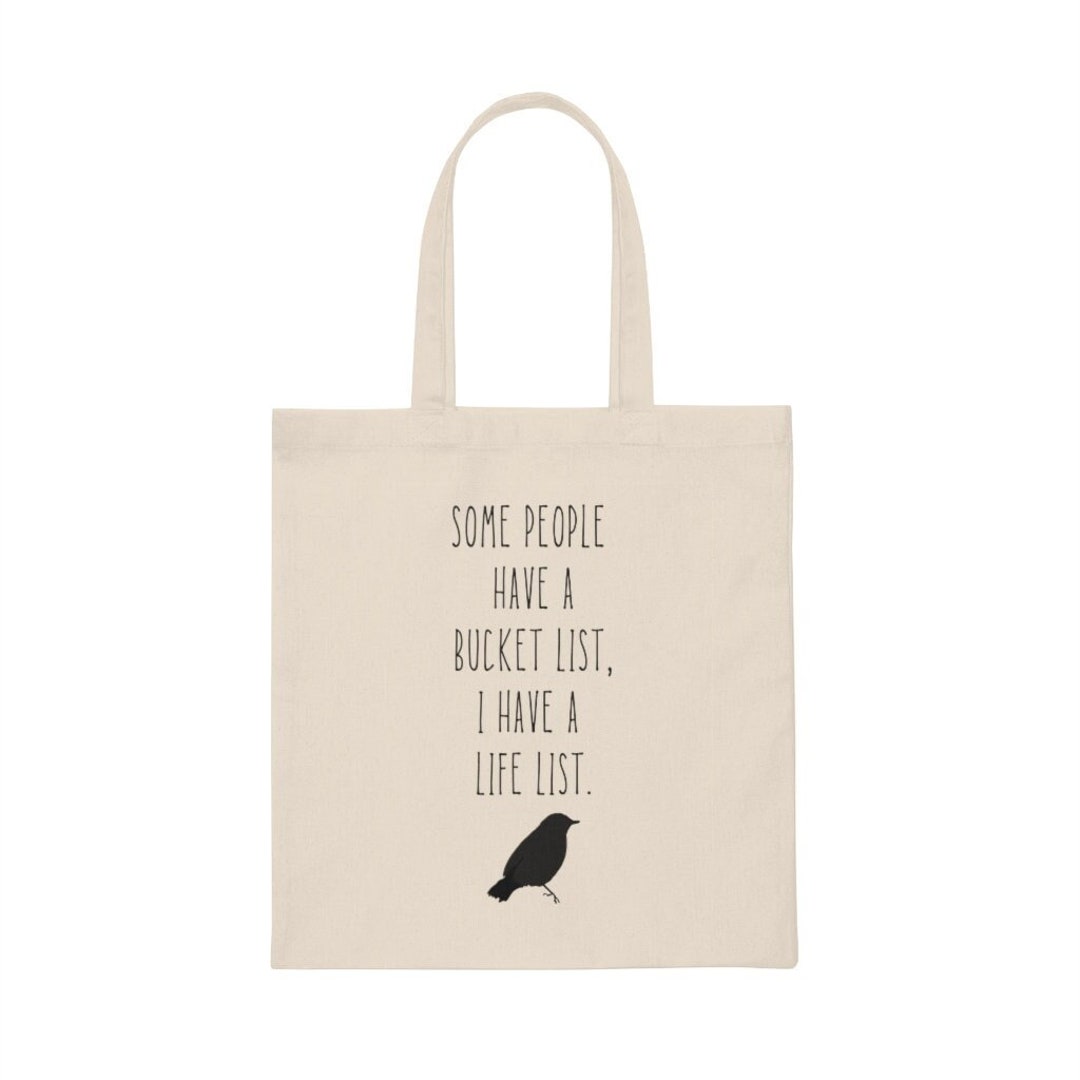 Birding Canvas Tote Bag, Tote Bag With Print, Birding Tote Bag, Bird ...