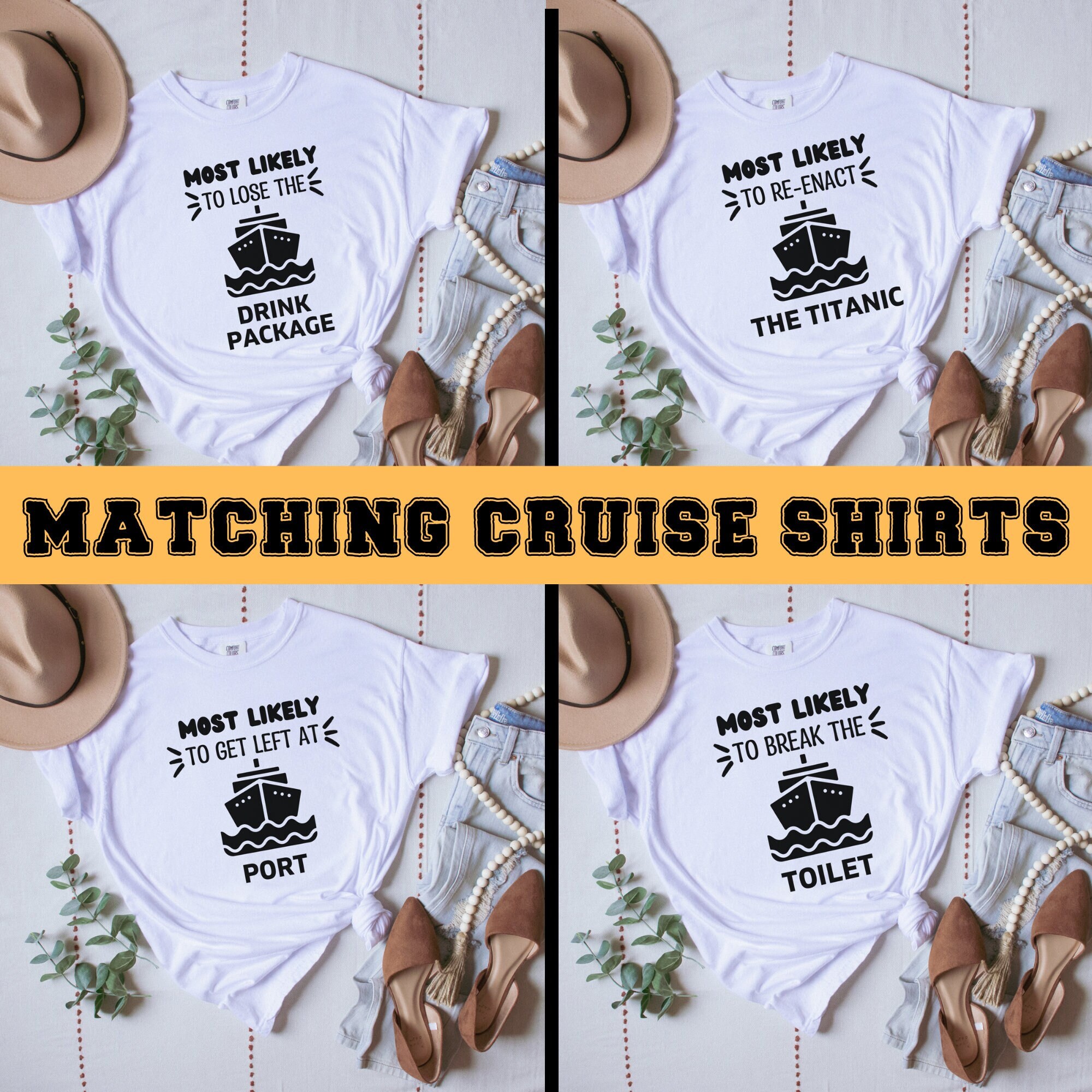 Most Likely To... Group Cruise Shirts Siblings Cruise Shirt - Etsy