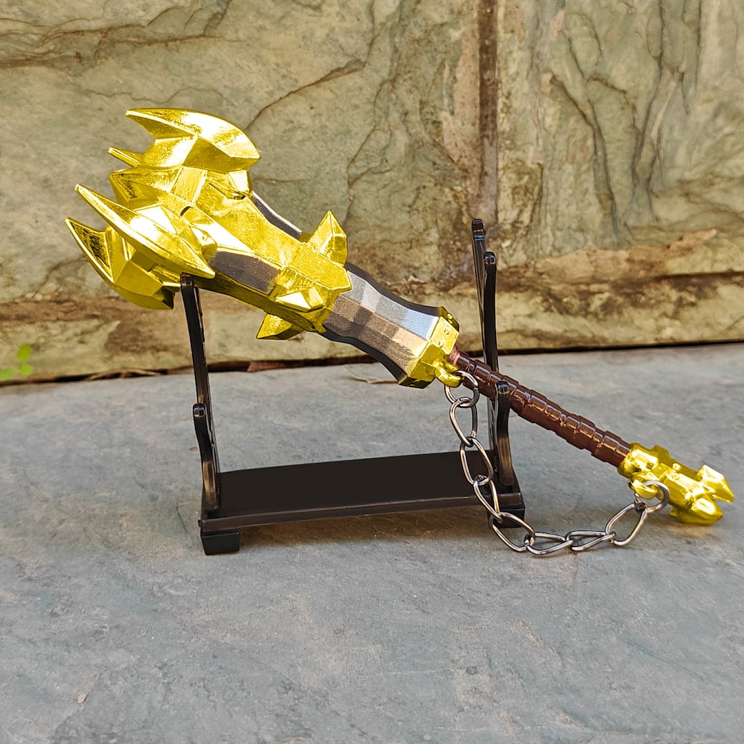 Savage Lynel Crusher Zelda Metal Miniature Sword Weapon Wild Breath Gamer T Game Fan