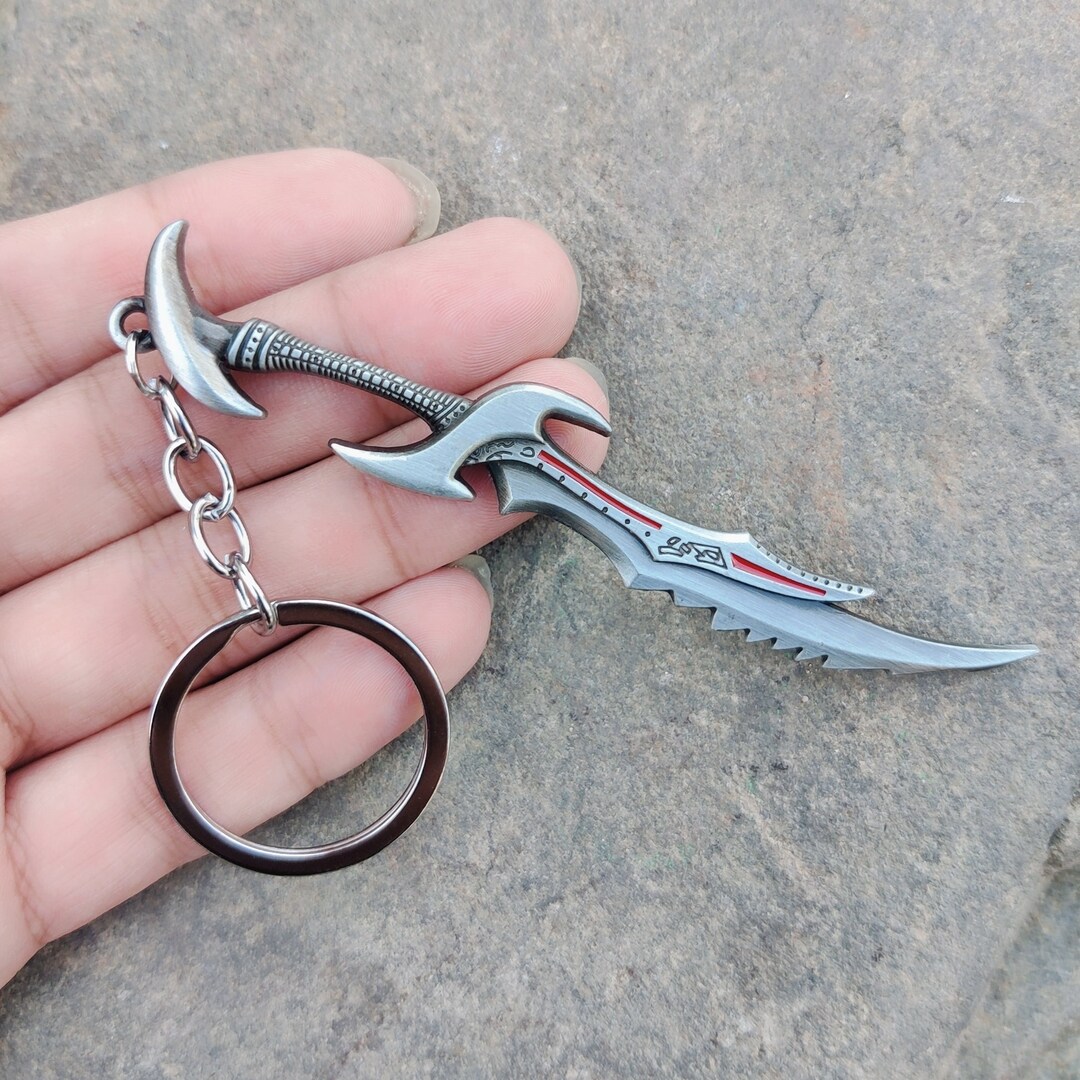 Daedric Sword Keychainskyrim Keyringthe Elder Scroll Weapon - Etsy