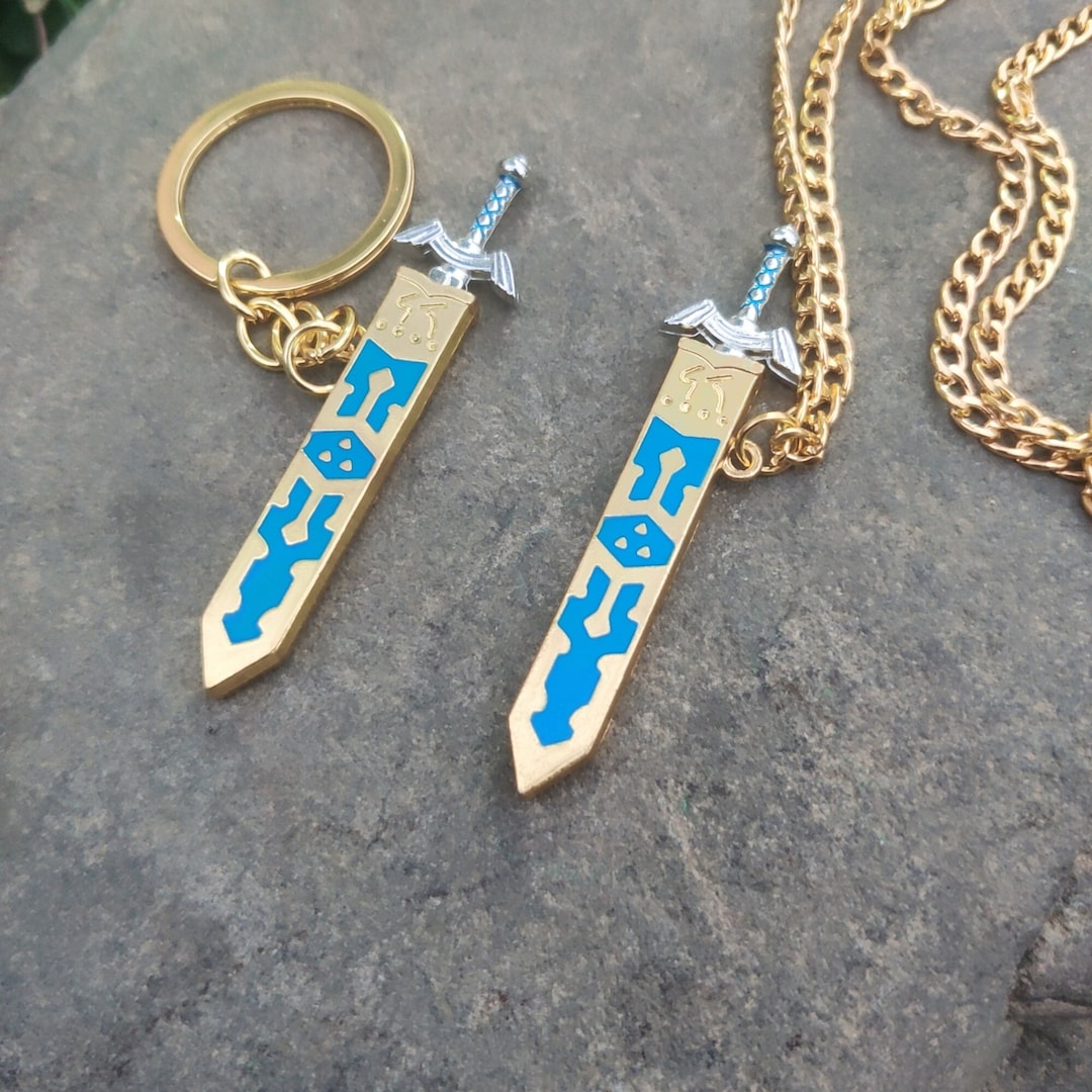 Zelda Master Sword Necklace Keychain With Removable Sword - Etsy