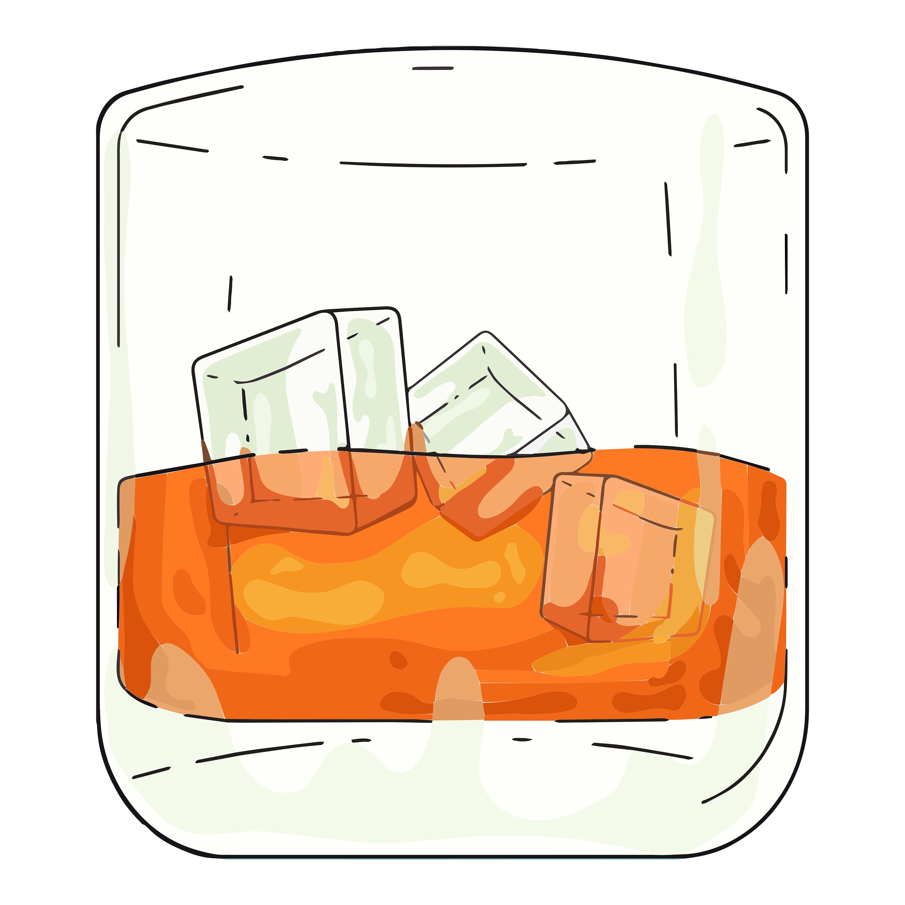 Whiskey Svg Png Whiskey Glass With Ice Svg Cricut Friendly Etsy