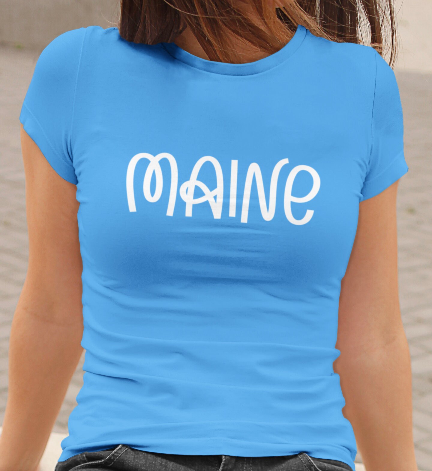 Maine SVG PNG Script Maine Cut Files Layered Minimalist - Etsy