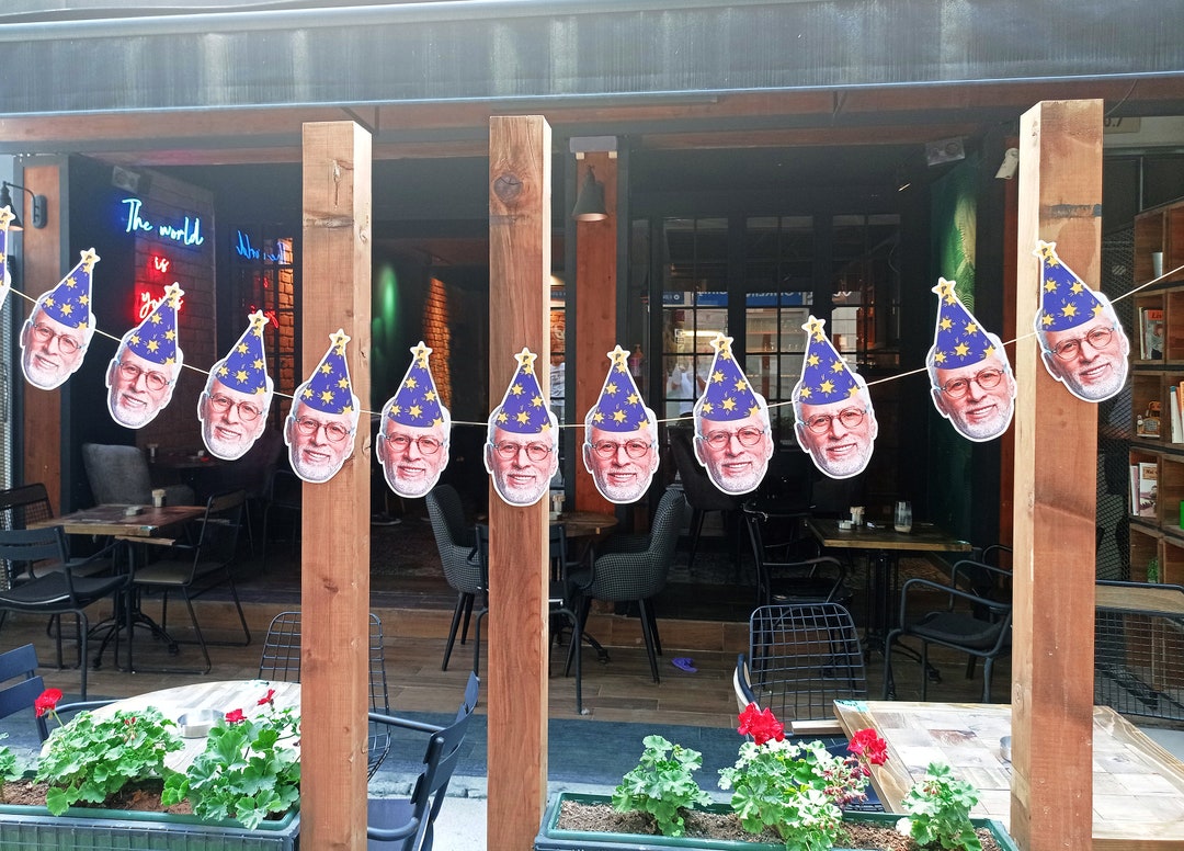 Custom Head Birthday Banner for One or More Faces, Custom Birthday Face ...