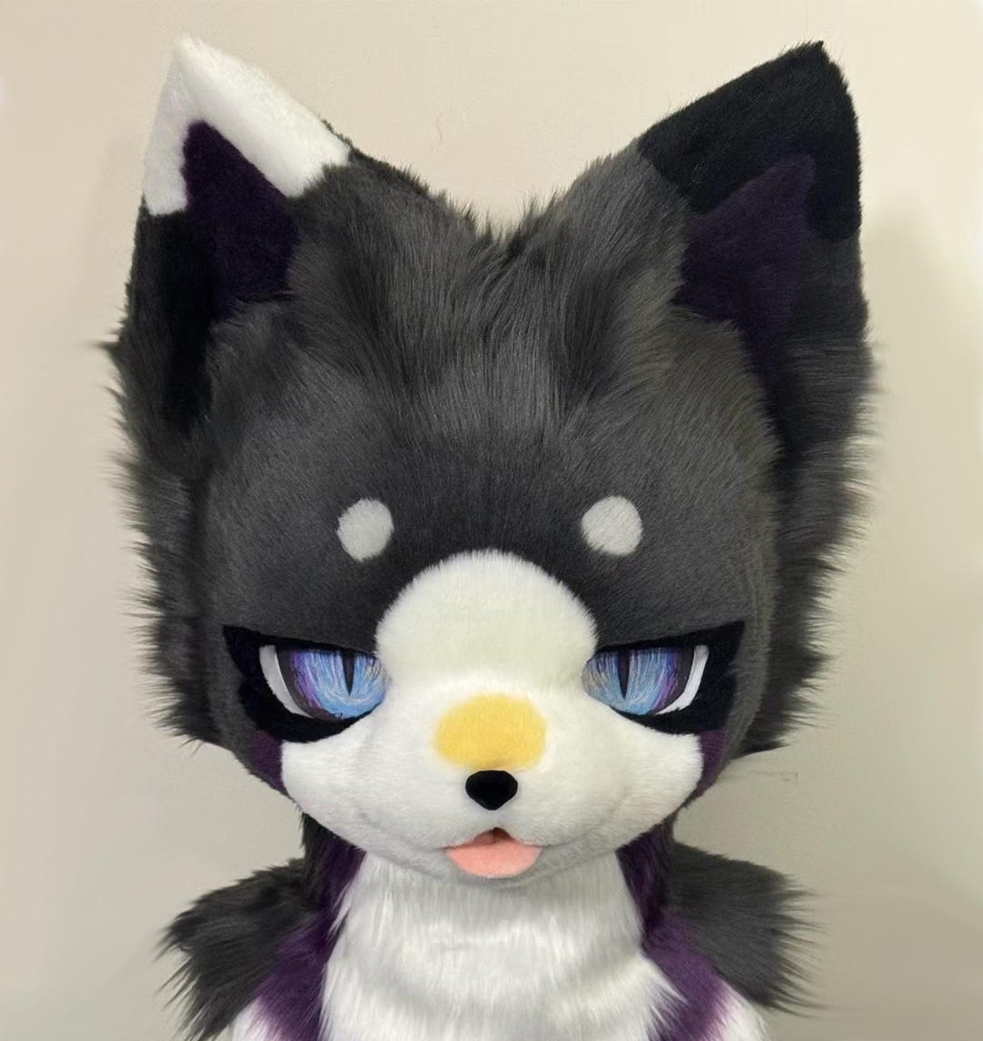 Fursuit Head Head Only, Furry Head, Furry Cosplay, insomnia Little ...