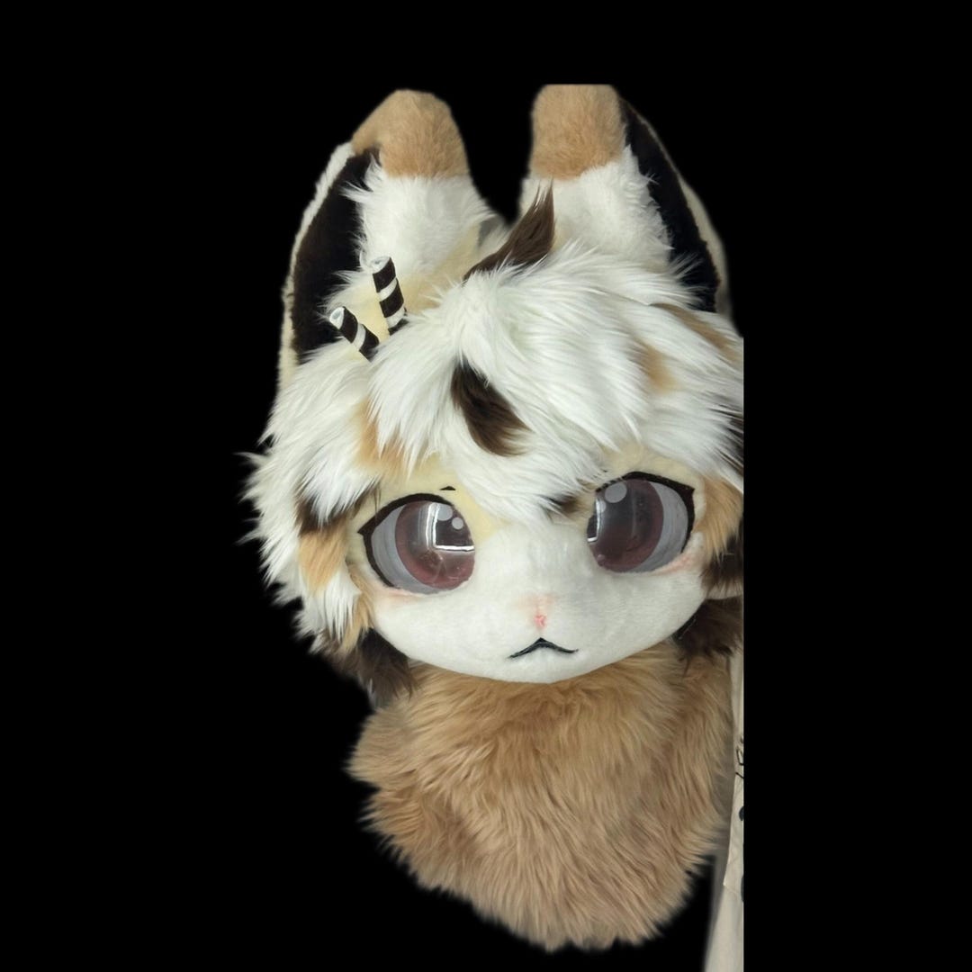 Fursuit Head, Furry Pre-made Fur Head + Claw, Furry Cosplay,fantasy ...