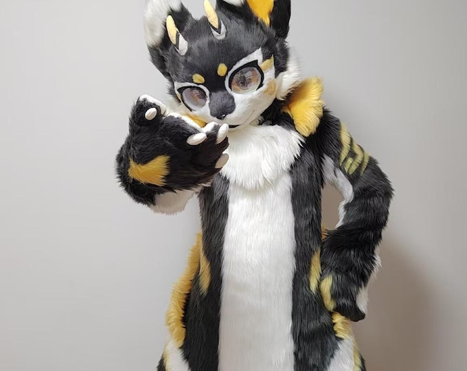 Fursuit Full Body,furry Cosplay,fantasy Creatures, Dragon Dog Fursuit ...