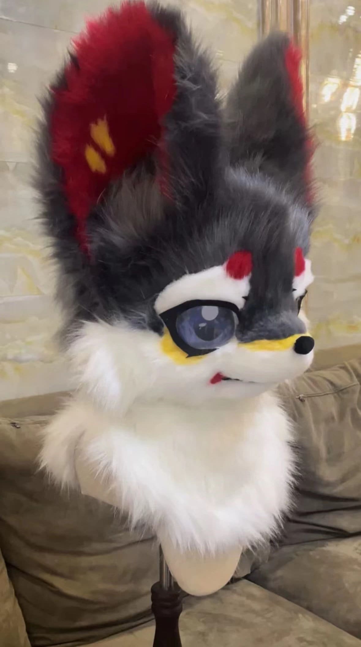 Fursuit Head Head Only, Furry Cosplay,dog Fursuit Head - Etsy