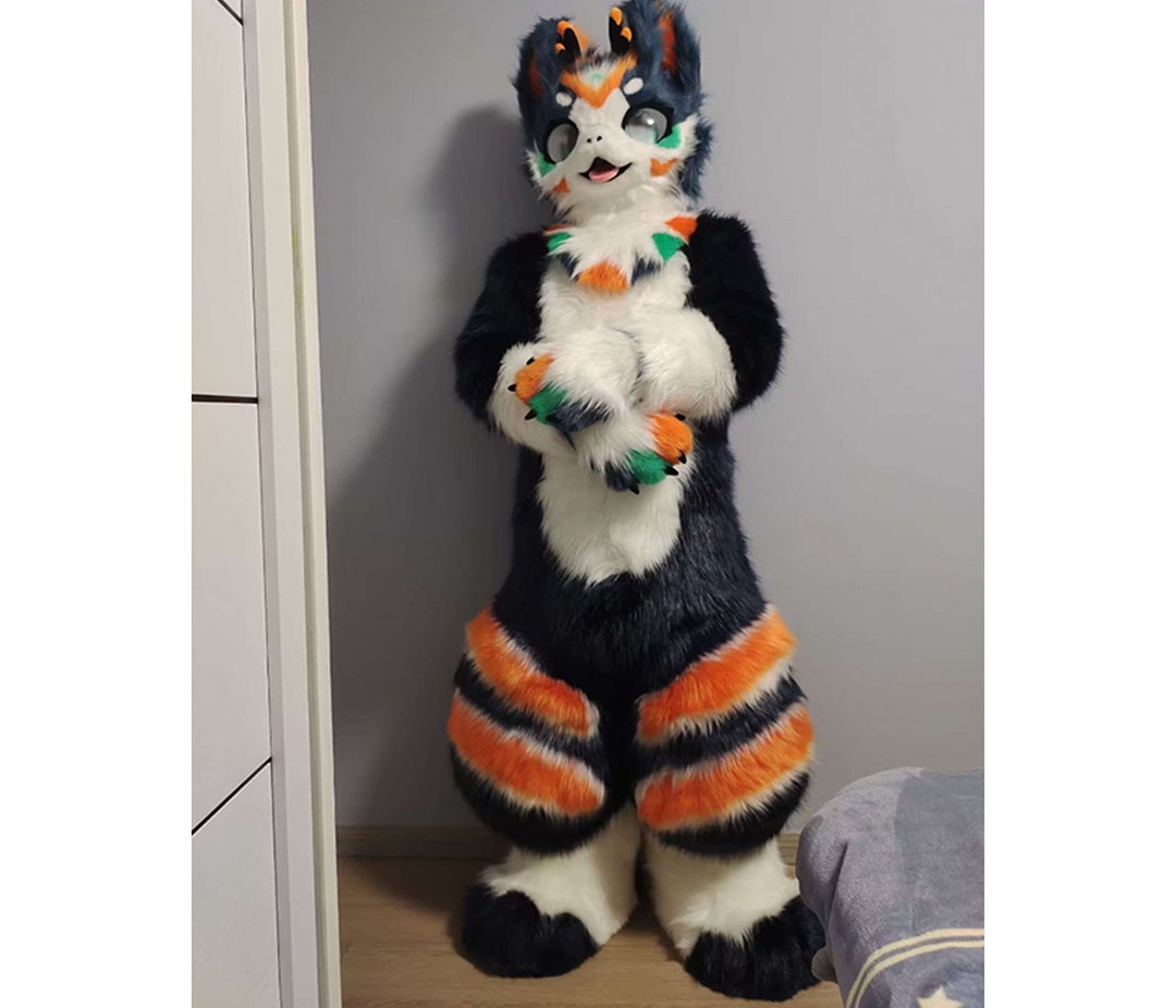 Fursuit Head Full Body, Furrynew Pre-made Fur Head, Furry Cosplay, Full ...