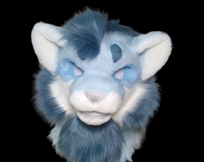 Cool Lion Fursuit Head, Furry Pre-made Fur Head, Lion Furry Cosplay ...