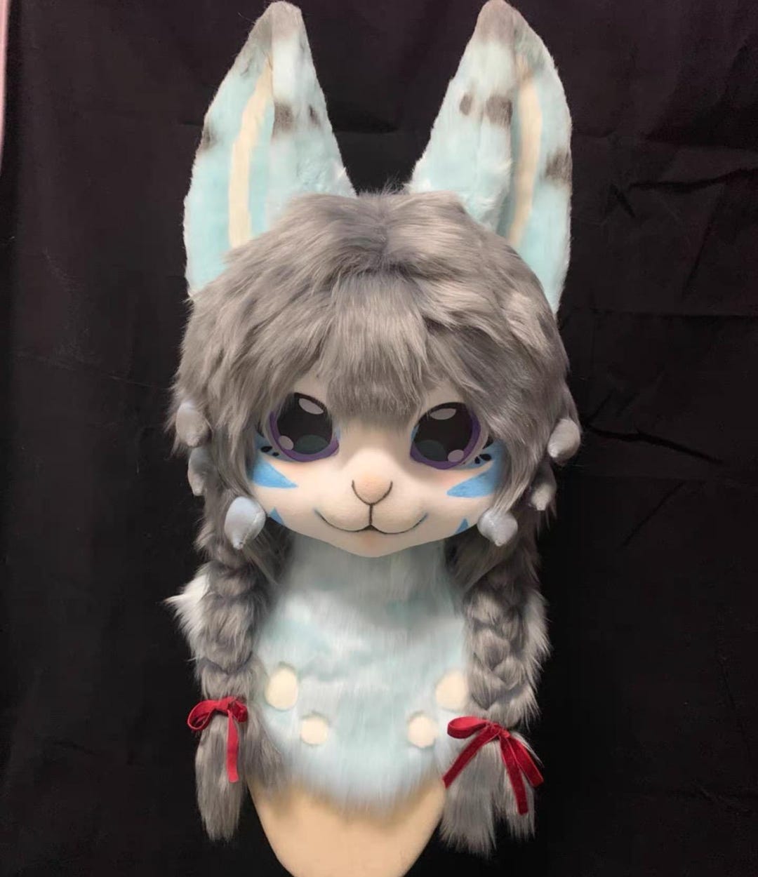 Fursuit Head- Head Only, Bunny Furry Cosplay,fantasy Creatures,rabbit ...