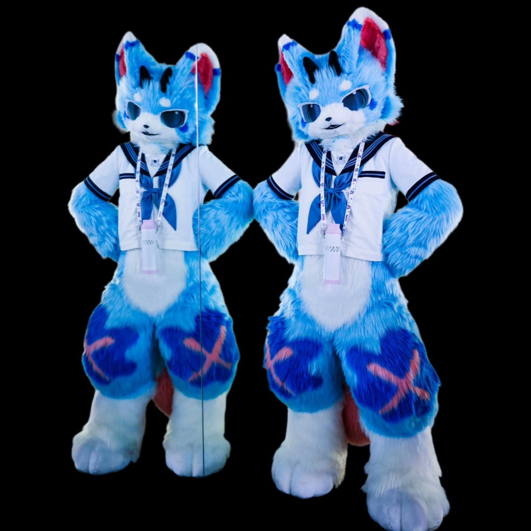 Fursuit Full Body, Furrynew Pre-made Fur Head, Furry Cosplay, Full ...