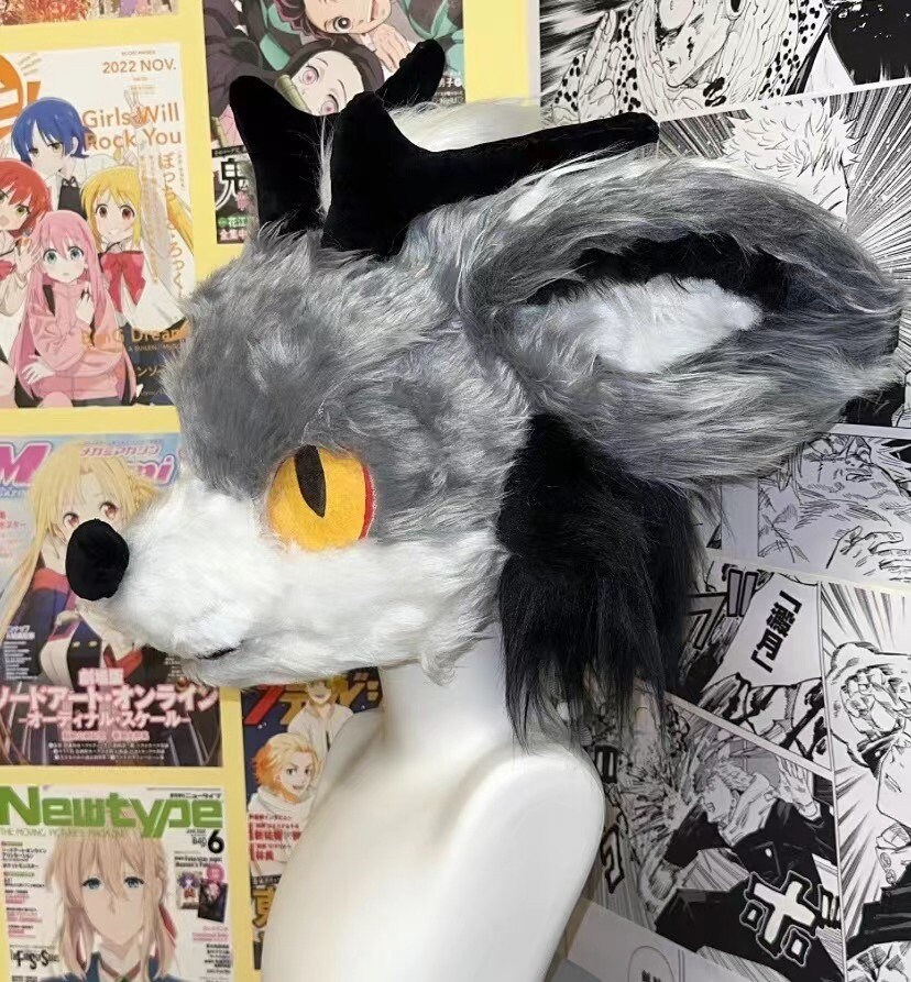 Fursuit Head, Furry Pre-made Fur Head, Furry Cosplay,fantasy Creatures ...
