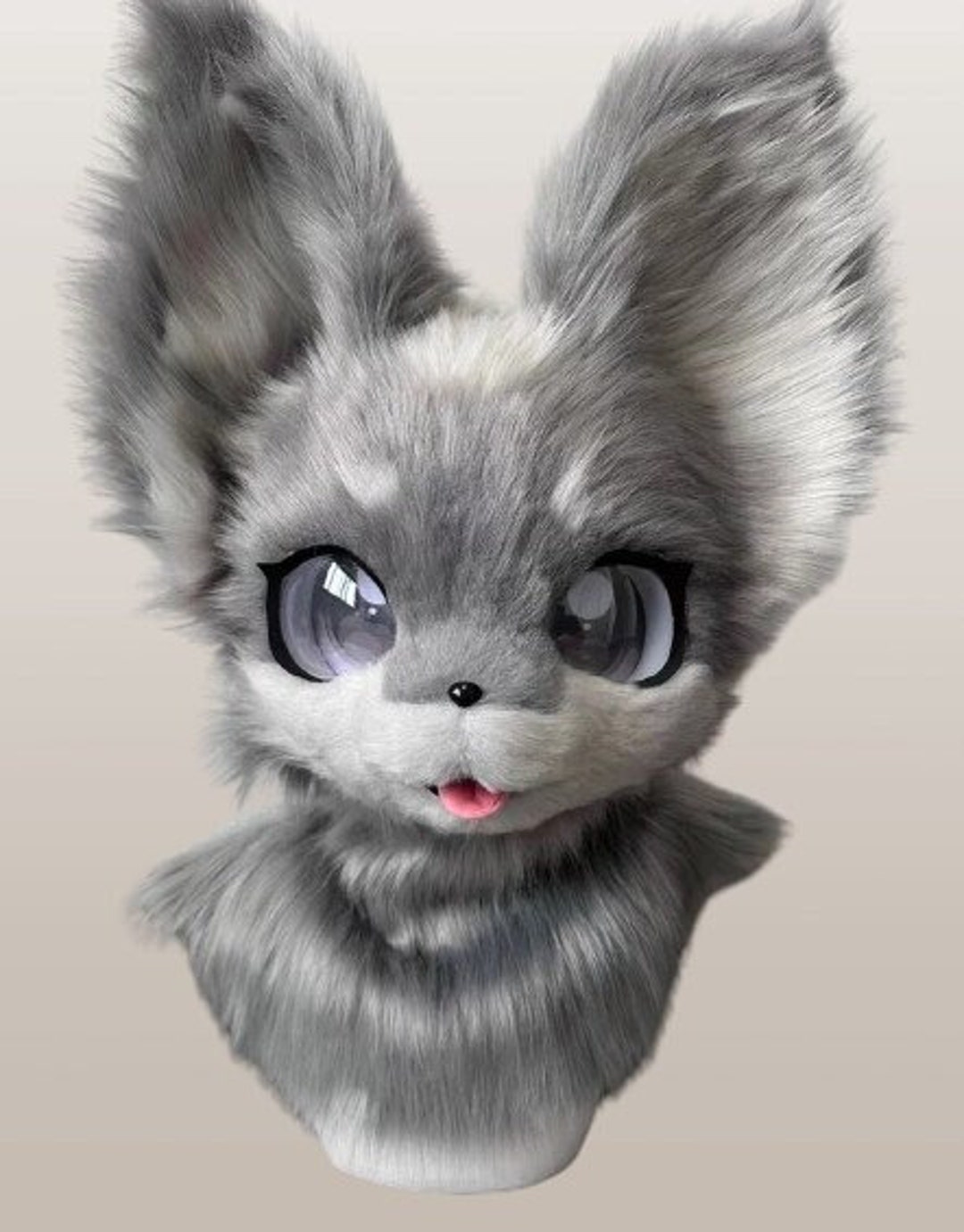 Fursuit Head Head Only, Furry Cosplay,fantasy Creatures, Mouse Dog ...