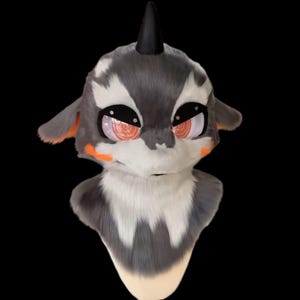 Cool Shark Fursuit Head, "pilot Shark" Fantasy Creatures, Furry Pre ...