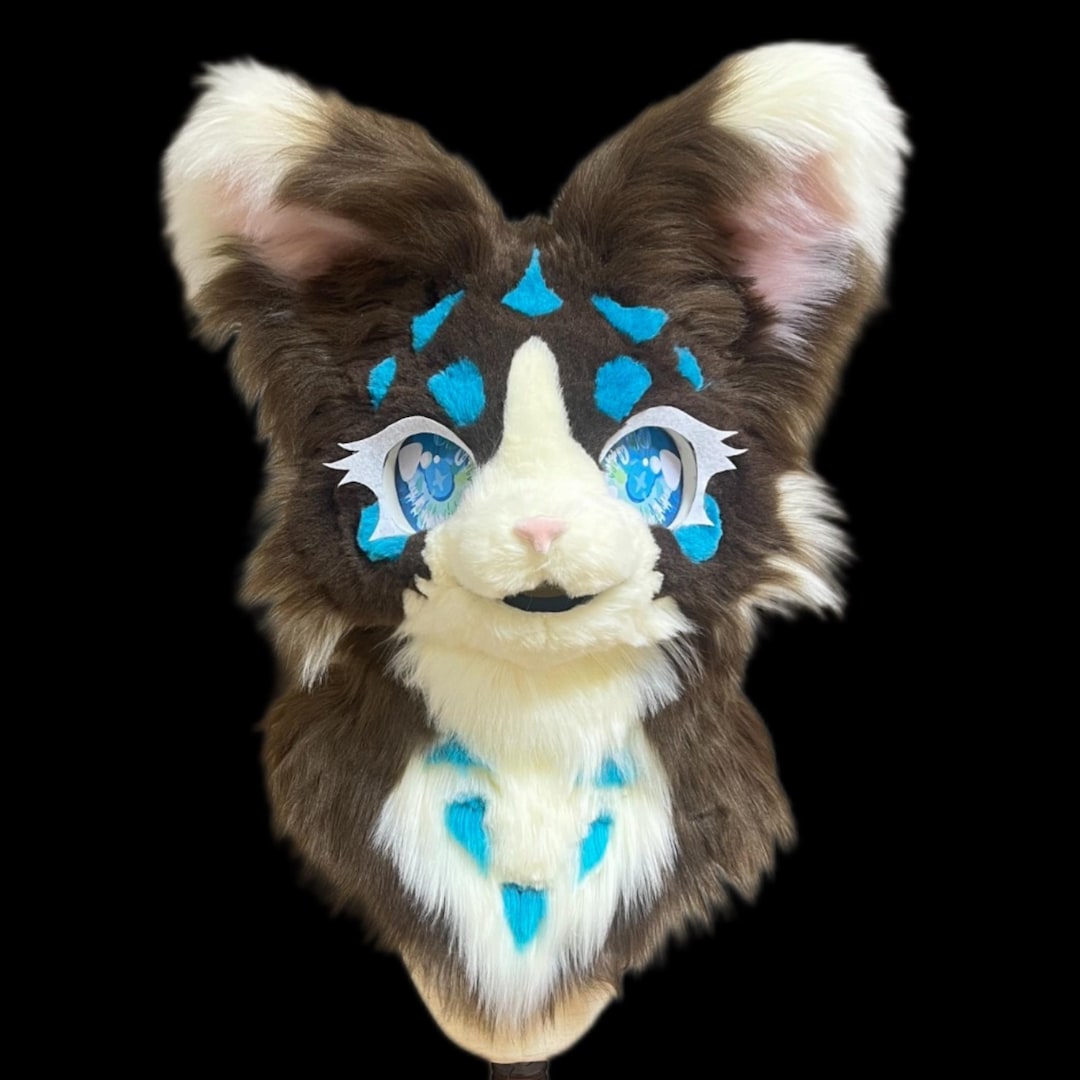 Fursuit Head, Furry Pre-made Fur Head, Furry Cosplay,fantasy Creatures ...