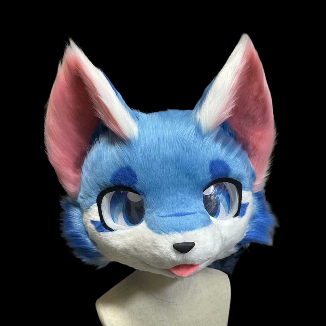 Fursuit Head, Furry Pre-made Fur Head, Furry Cosplay,fantasy Creatures ...