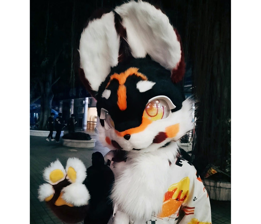 Fursuit Head, Furry Pre-made Fur Head, Furry Cosplay,fantasy Creatures ...