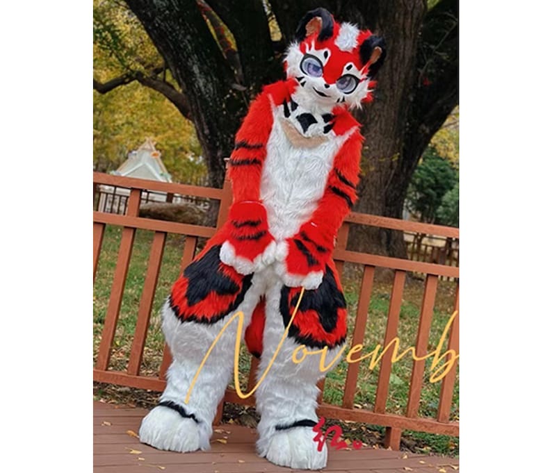 Fursuit Head Full Body, Furrynew Pre-made Fur Head, Furry Cosplay, Full ...