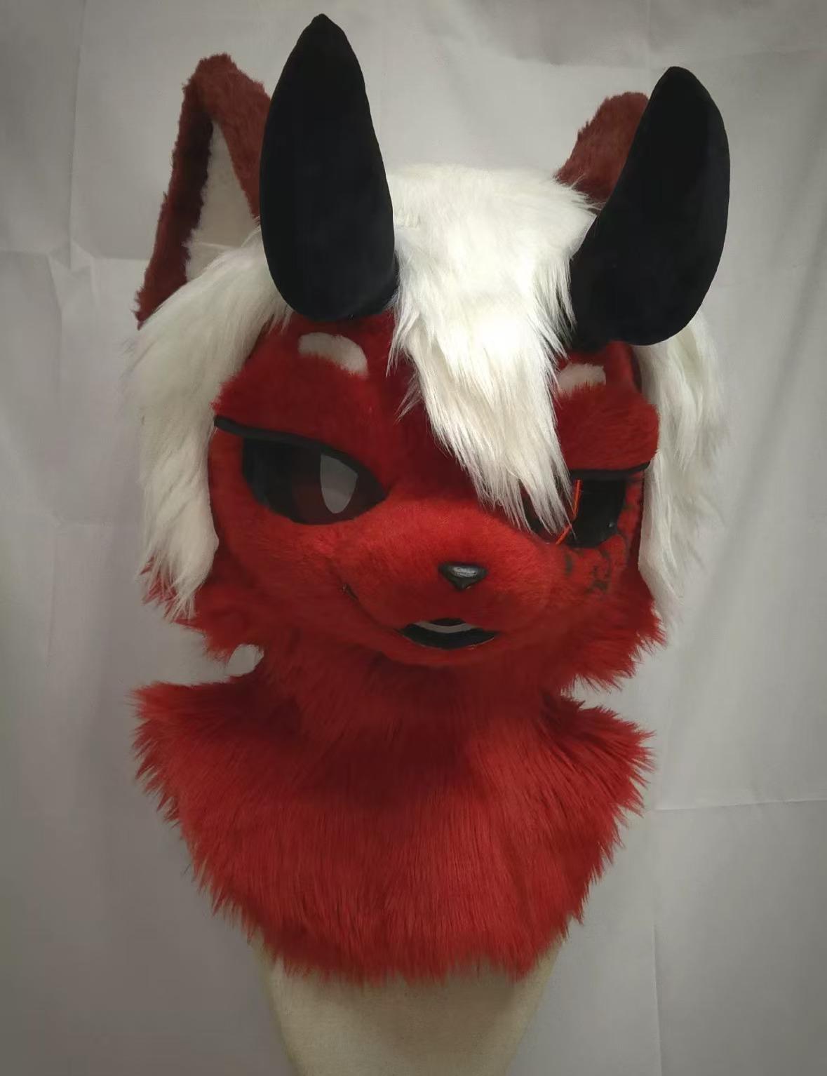 Fursuit Head Head,claw and Tail, Furry Cosplay,fantasy Creatures, Devil ...