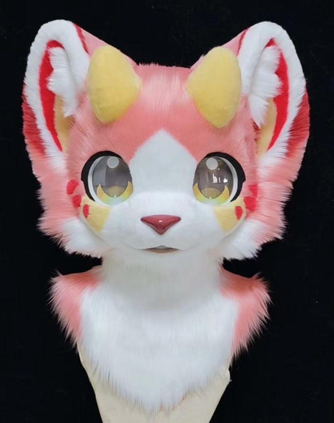 Fursuit Head, Furry Pre-made Fur Head, Furry Cosplay,fantasy Creatures ...
