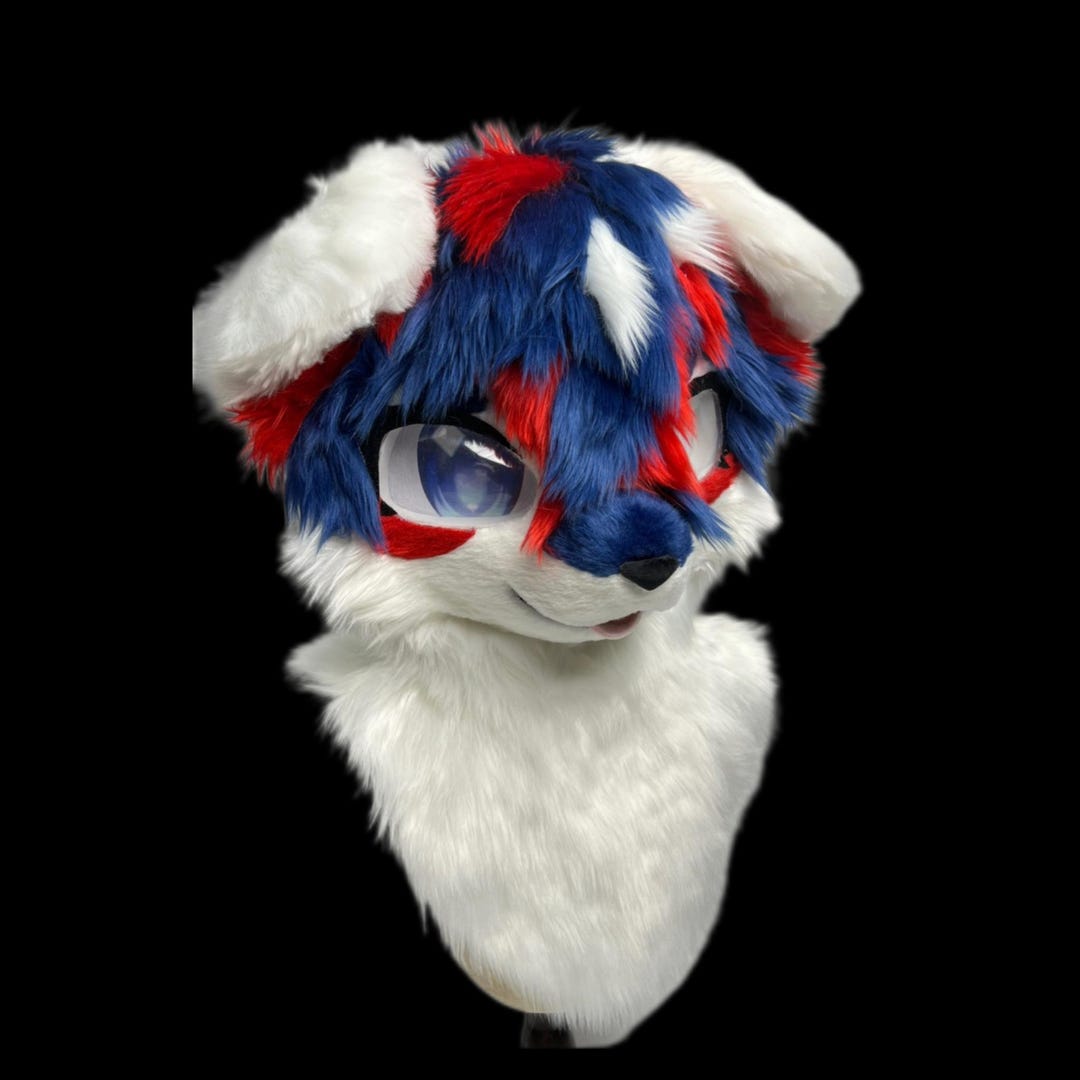 Fursuit Head, Furry Pre-made Fur Head, Furry Cosplay,fantasy Creatures ...