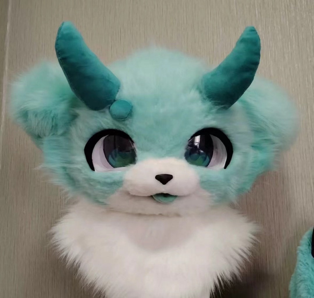Fursuit Head Head Only, Furry Cosplay,fantasy Creatures - Etsy