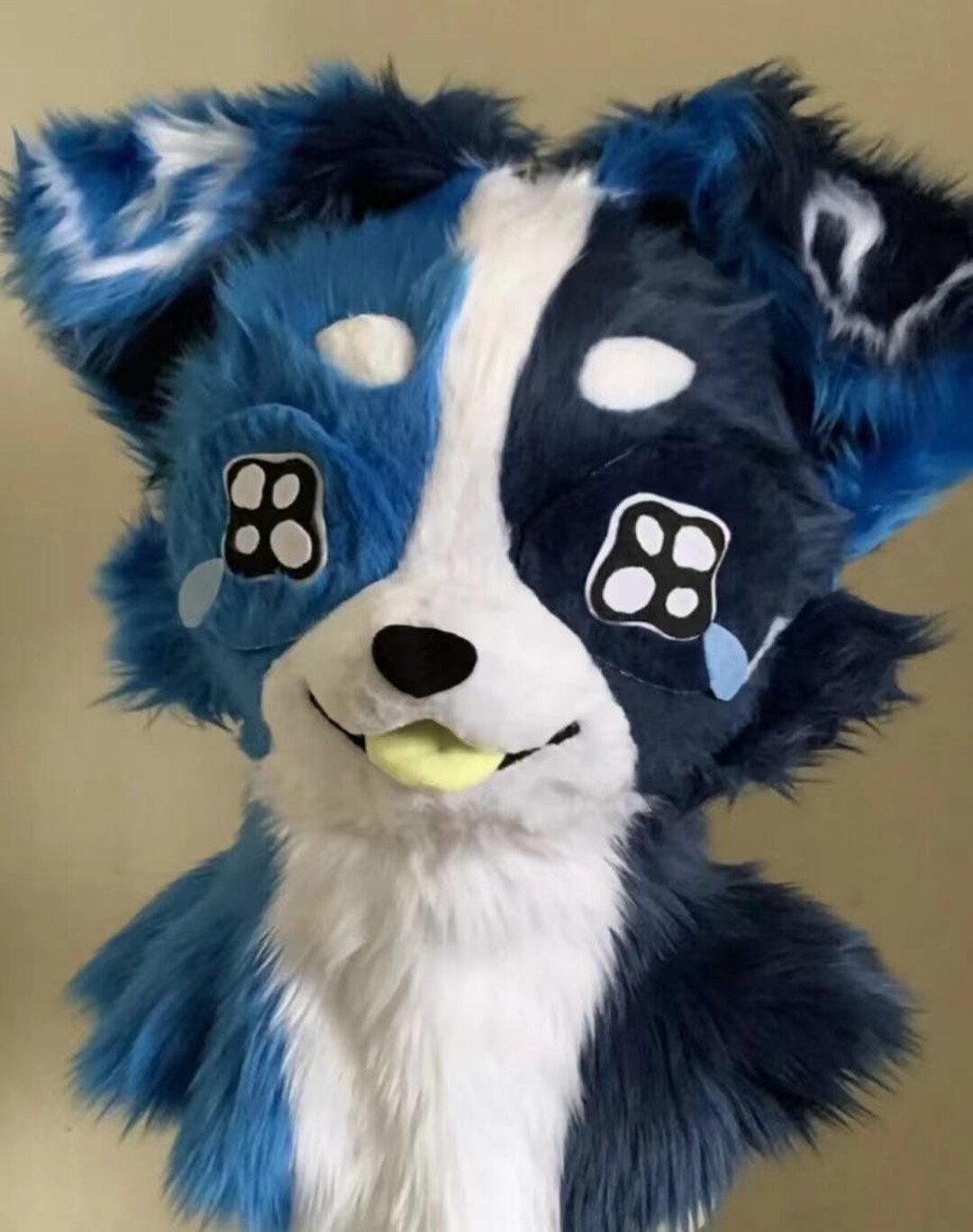 Fursuit Head Head Only,furry Cosplay,fantasy Creatures, Dog Fursuit ...