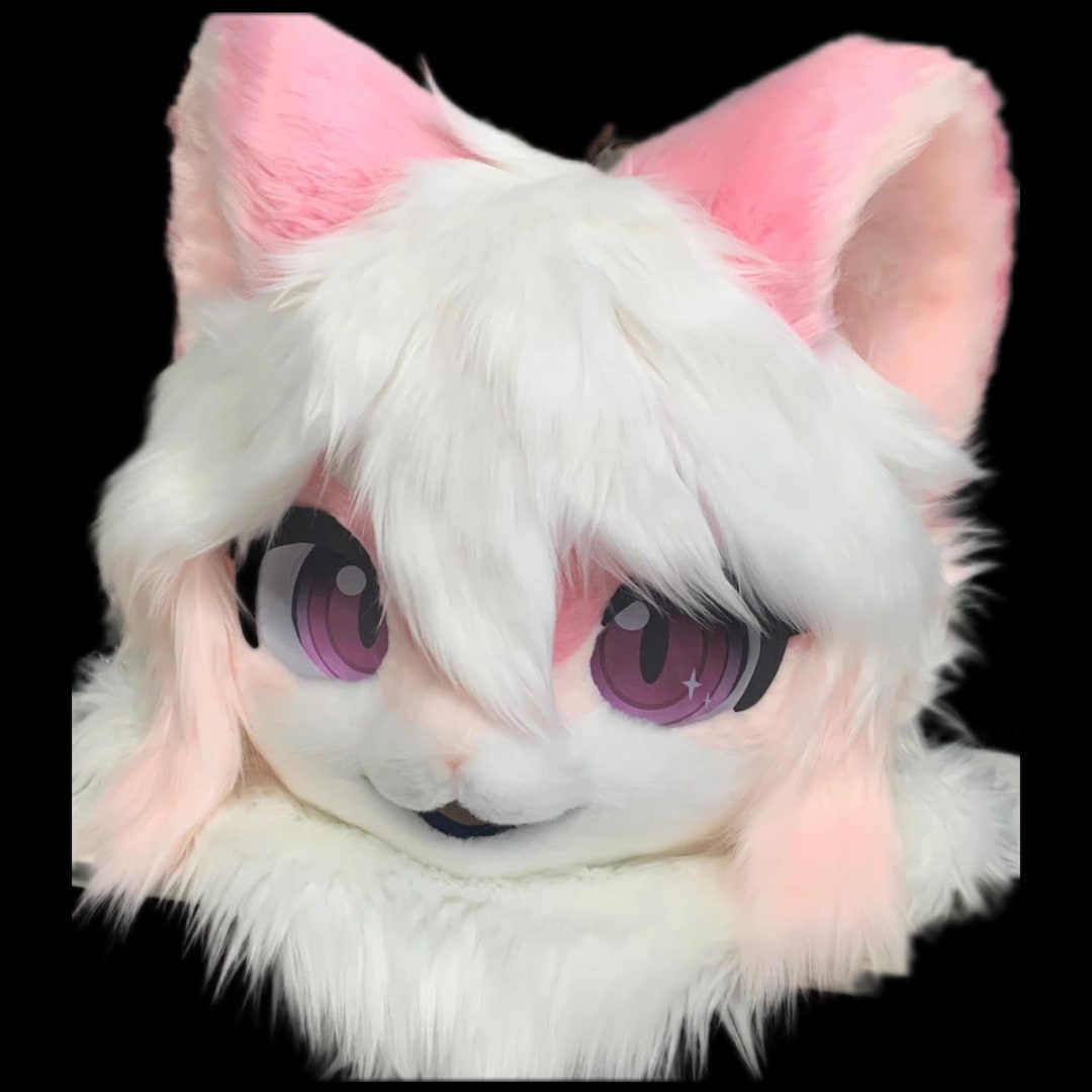Fursuit Head, Furry Pre-made Fur Head, Furry Cosplay,fantasy Creatures ...